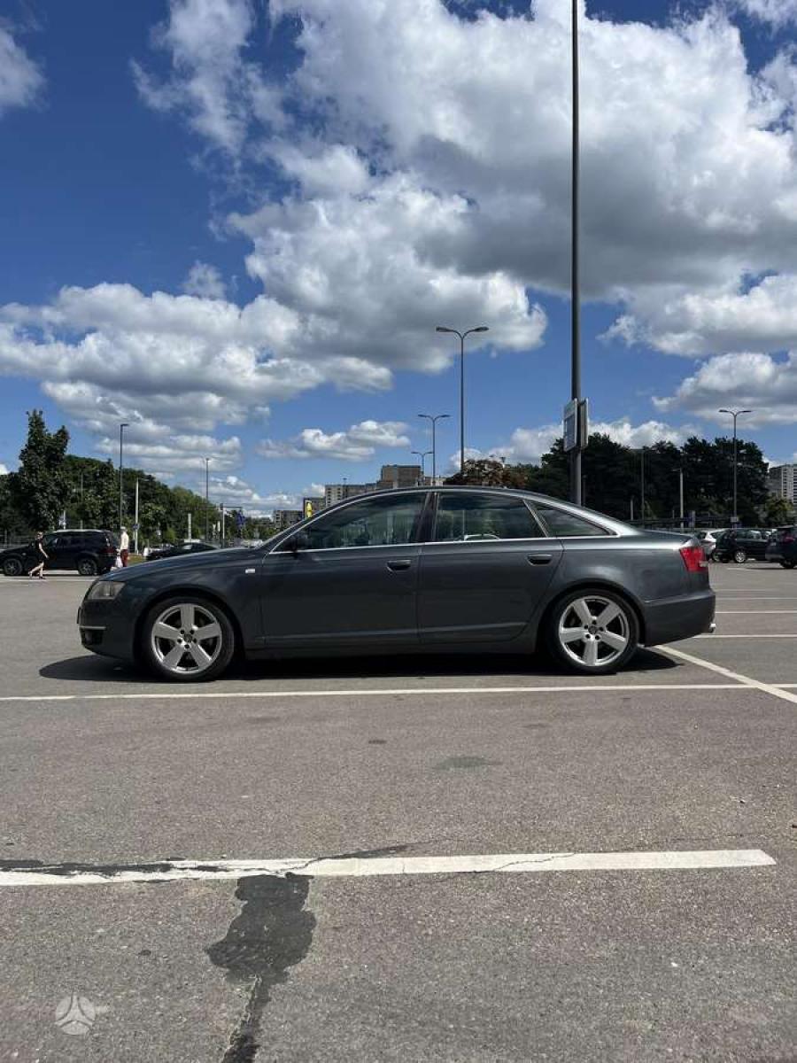 Pelēks Audi A6 2005 Viļņa, ar dzinēja tilpumu 2.39 L un nobraukumu 226 tūkst. km par 2100 €, foto 6 vietnē AUTOMOTO.COM.LV