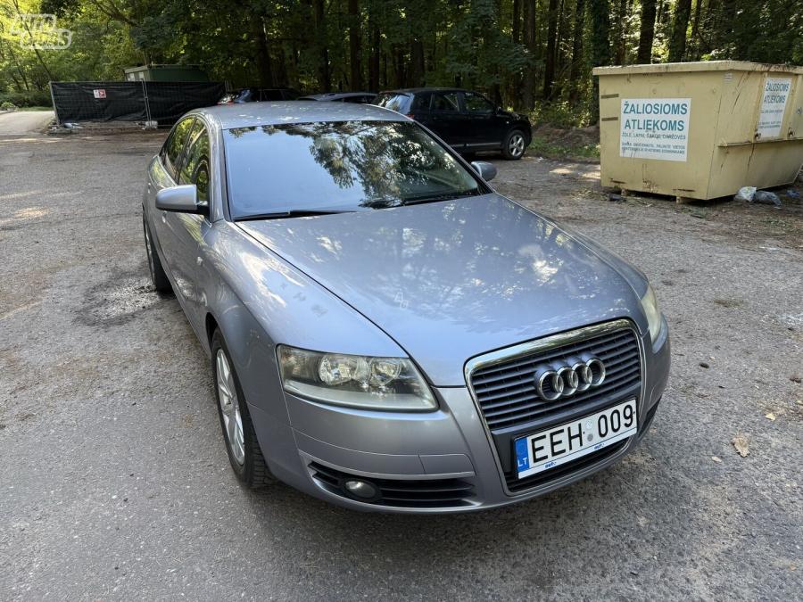 Grey Audi A6 2005 in Alytus, with an engine capacity of 2.70 L and mileage of 445 thousand km for 1850 €, photo 4 on AUTOMOTO.COM.LV