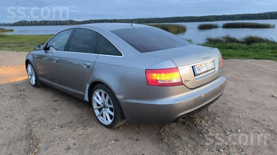 Pelēks Audi A6 2005 Ogre, ar dzinēja tilpumu 3.00 L un nobraukumu 385 tūkst. km par 2800 €, foto 1 vietnē AUTOMOTO.COM.LV