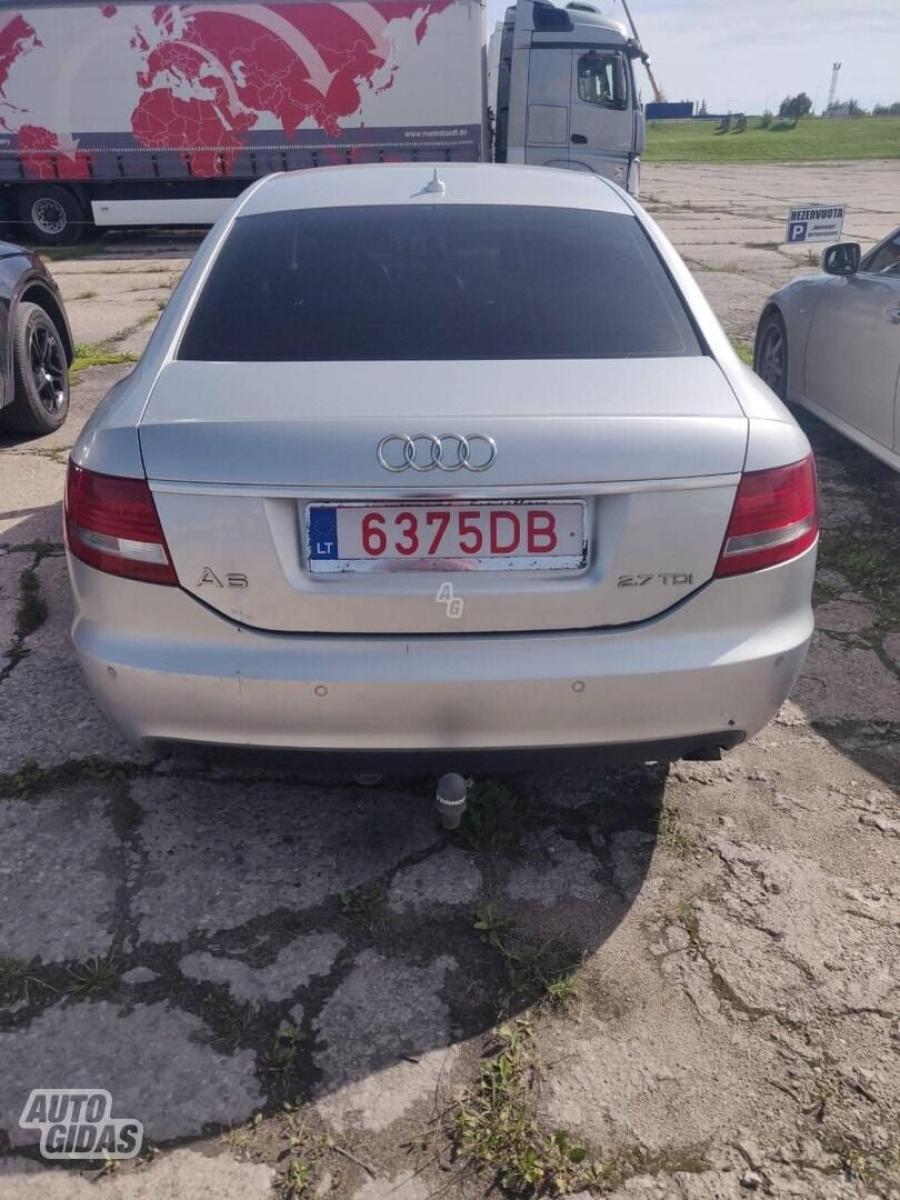 Grey Audi A6 2005 in Alytus, with an engine capacity of 2.70 L and mileage of 440 thousand km for 2000 €, photo 5 on AUTOMOTO.COM.LV