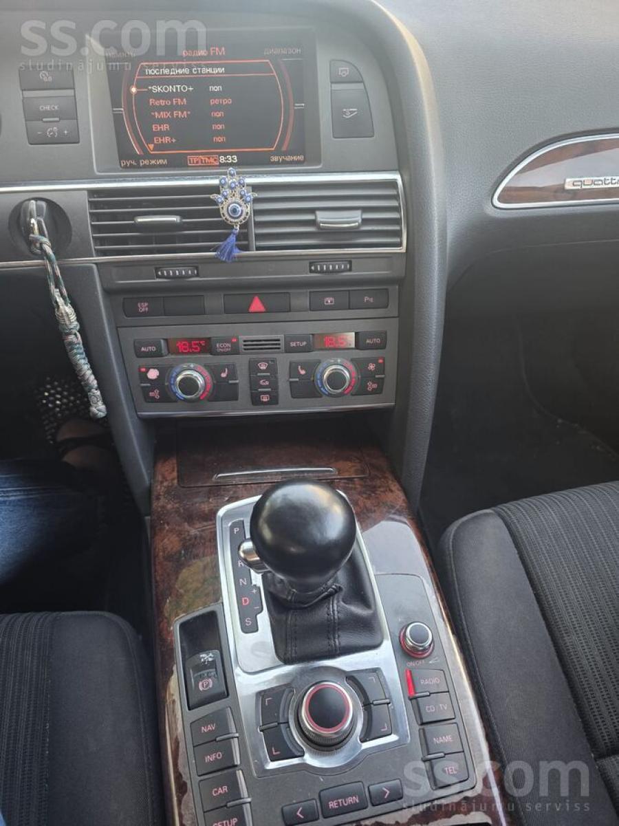 Pelēks Audi A6 2005 Rīga, ar dzinēja tilpumu 3.00 L un nobraukumu 305 tūkst. km par 1200 €, foto 6 vietnē AUTOMOTO.COM.LV