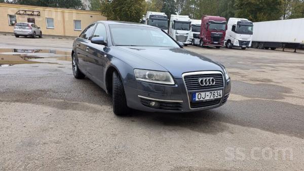 Grey Audi A6 2005 in Jelgava, with an engine capacity of 2.70 L and mileage of 325 thousand km for 2999 €, photo 3 on AUTOMOTO.COM.LV
