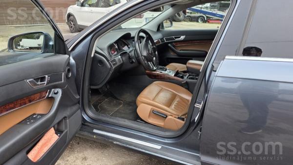 Grey Audi A6 2005 in Jelgava, with an engine capacity of 2.70 L and mileage of 325 thousand km for 2999 €, photo 6 on AUTOMOTO.COM.LV