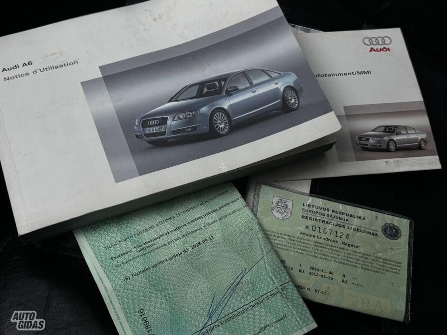 Серый Ауди А6 2005 в Вильнюс, объемом двигателя 3.00 л и пробегом 368 тыс. км за 2600 €, фото 12 на AUTOMOTO.COM.LV
