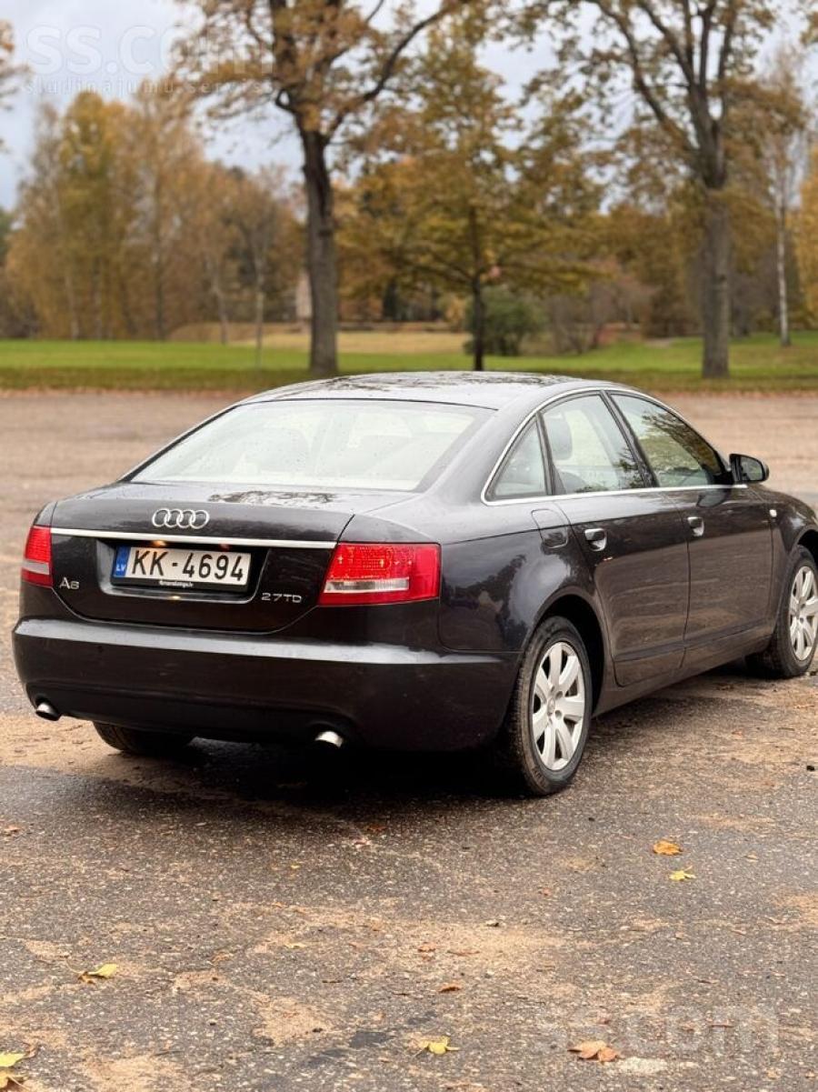 Grey Audi A6 2005 in Valmiera, with an engine capacity of 2.70 L and mileage of 318 thousand km for 1600 €, photo 4 on AUTOMOTO.COM.LV