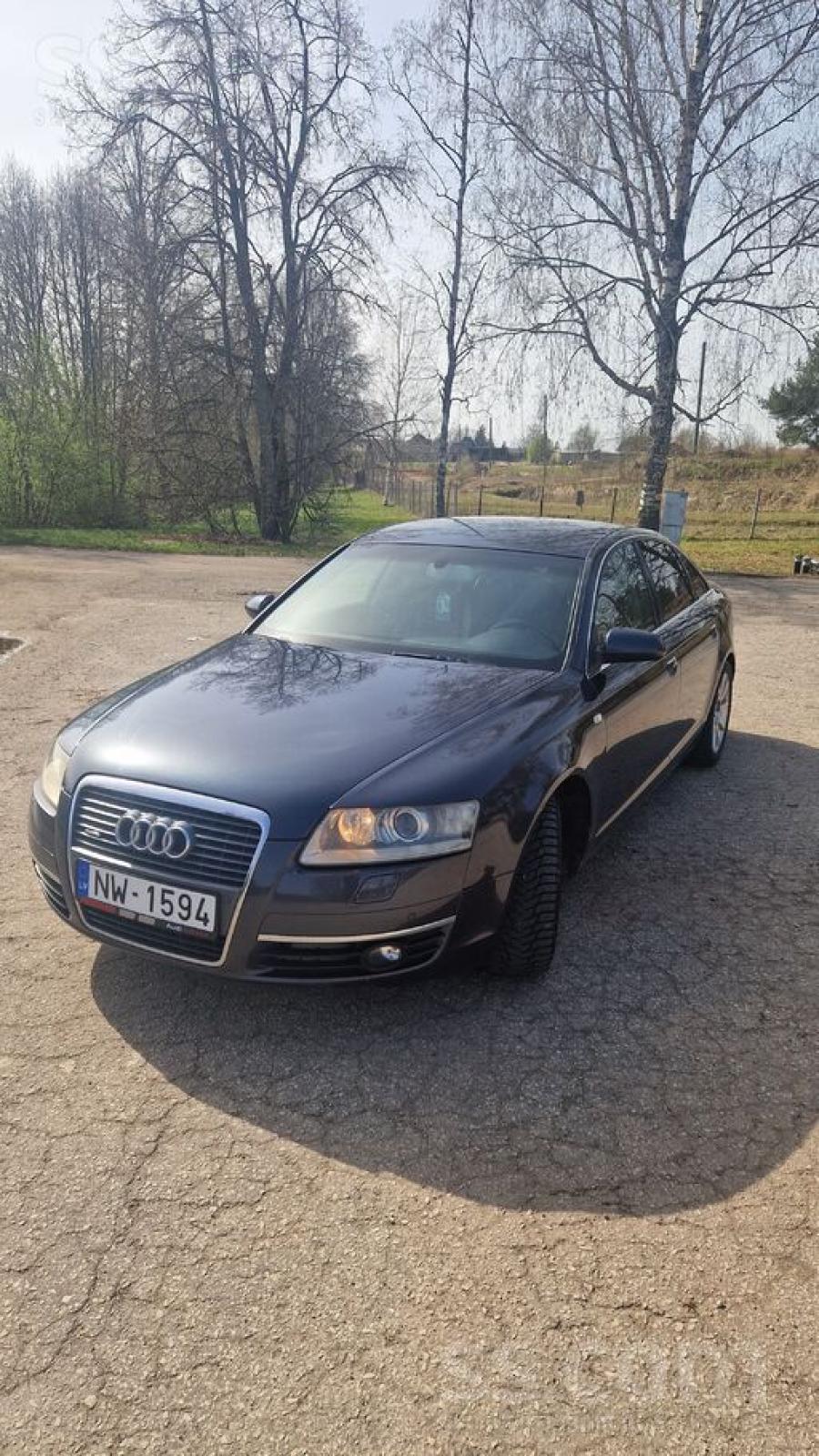 Grey Audi A6 2006 in Valmiera, with an engine capacity of 2.70 L and mileage of 405 thousand km for 3799 €, photo 1 on AUTOMOTO.COM.LV