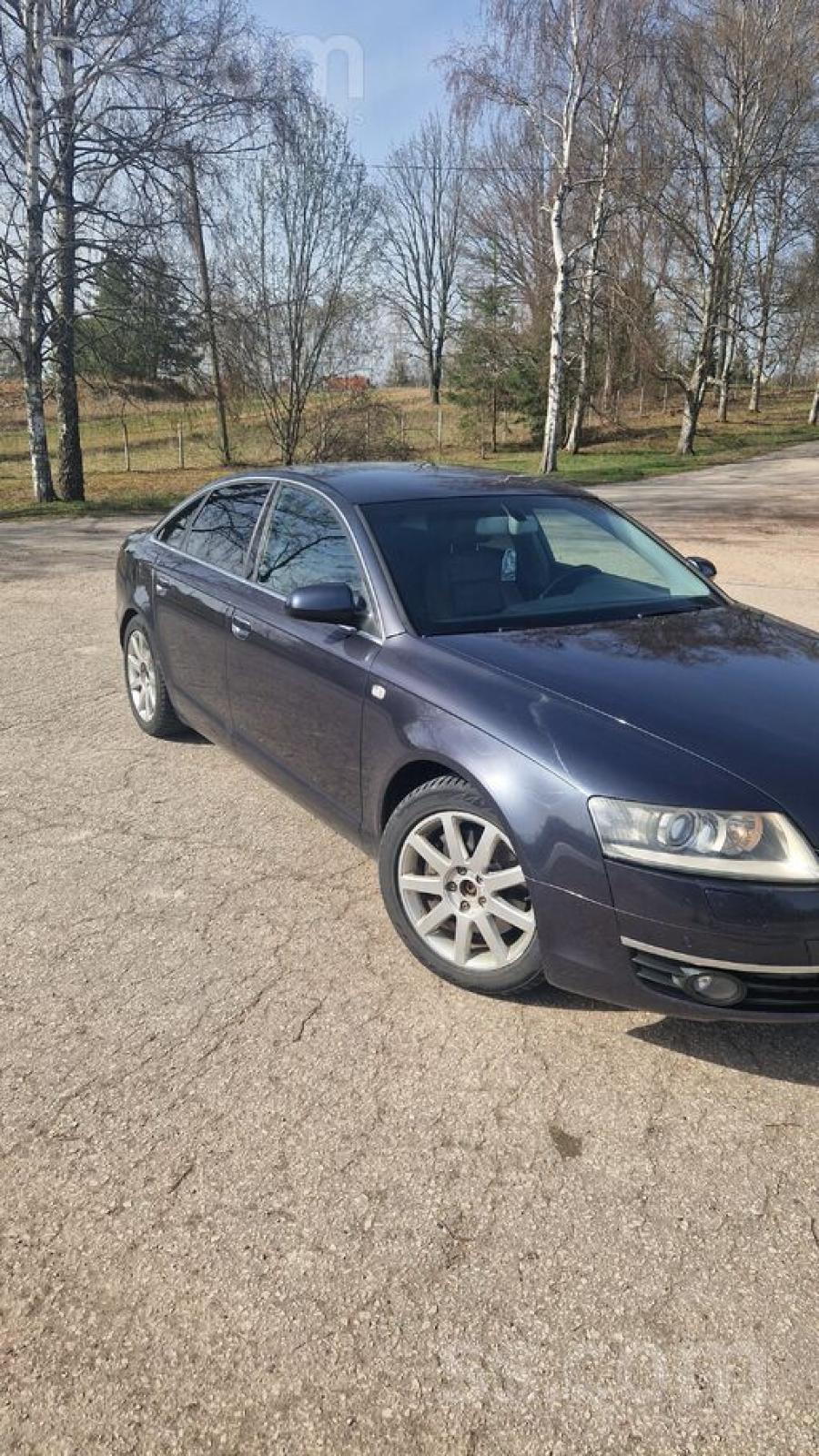 Grey Audi A6 2006 in Valmiera, with an engine capacity of 2.70 L and mileage of 405 thousand km for 3799 €, photo 4 on AUTOMOTO.COM.LV