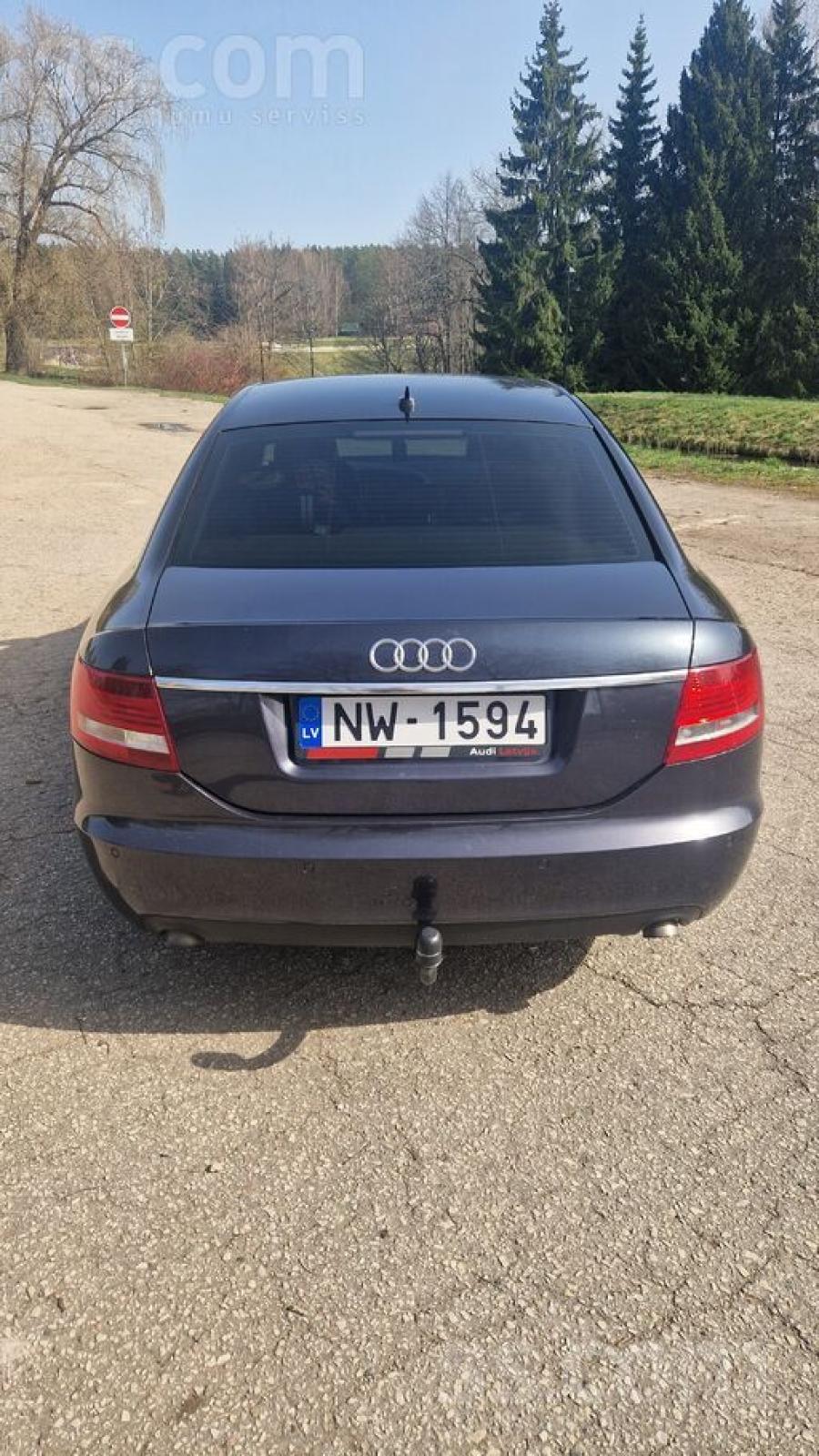 Grey Audi A6 2006 in Valmiera, with an engine capacity of 2.70 L and mileage of 405 thousand km for 3799 €, photo 6 on AUTOMOTO.COM.LV