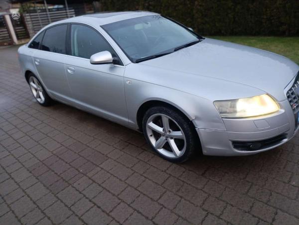 Grey Audi A6 2006 in Alytus, with an engine capacity of 2.70 L and mileage of 298 thousand km for 2950 €, photo 2 on AUTOMOTO.COM.LV