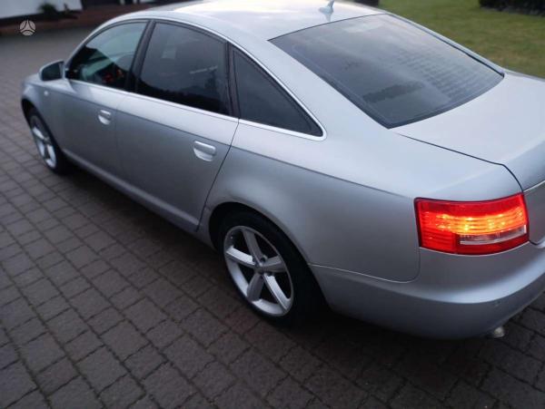 Grey Audi A6 2006 in Alytus, with an engine capacity of 2.70 L and mileage of 298 thousand km for 2950 €, photo 4 on AUTOMOTO.COM.LV