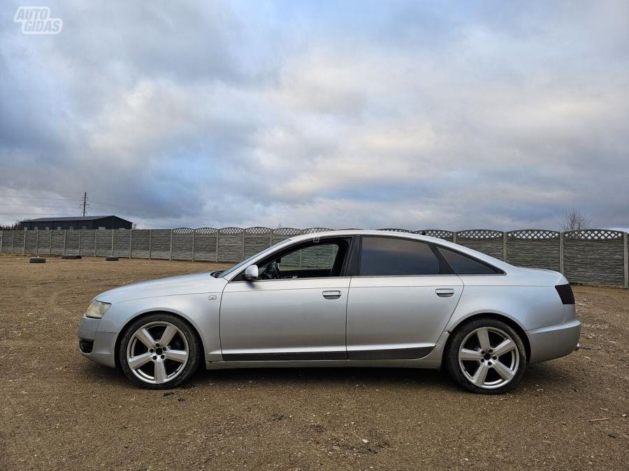 Grey Audi A6 2006 in Kaunas, with an engine capacity of 3.00 L and mileage of 332 thousand km for 1499 €, photo 5 on AUTOMOTO.COM.LV