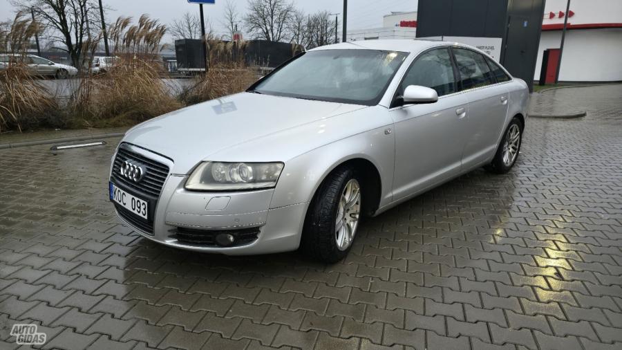 Pelēks Audi A6 2006 Viļņa, ar dzinēja tilpumu 2.70 L un nobraukumu 442 tūkst. km par 3000 €, foto 3 vietnē AUTOMOTO.COM.LV