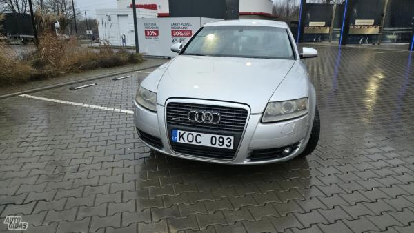 Grey Audi A6 2006 in Vilnius, with an engine capacity of 2.70 L and mileage of 442 thousand km for 2300 €, photo 2 on AUTOMOTO.COM.LV