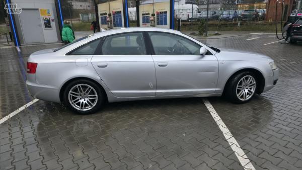 Grey Audi A6 2006 in Vilnius, with an engine capacity of 2.70 L and mileage of 442 thousand km for 2300 €, photo 8 on AUTOMOTO.COM.LV