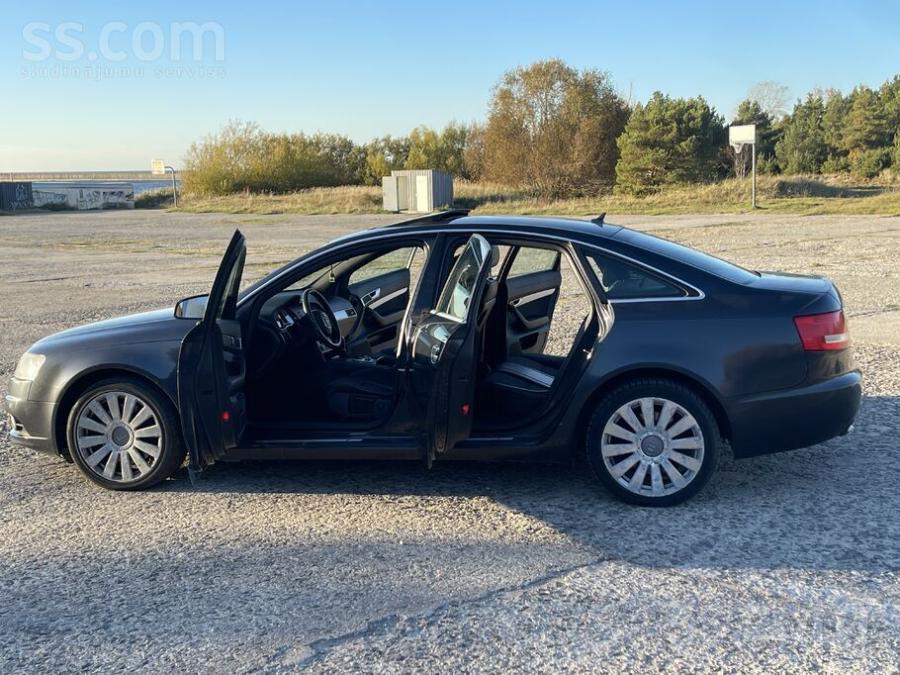 Grey Audi A6 2006 in Liepaja, with an engine capacity of 3.00 L and mileage of 272 thousand km for 3900 €, photo 3 on AUTOMOTO.COM.LV