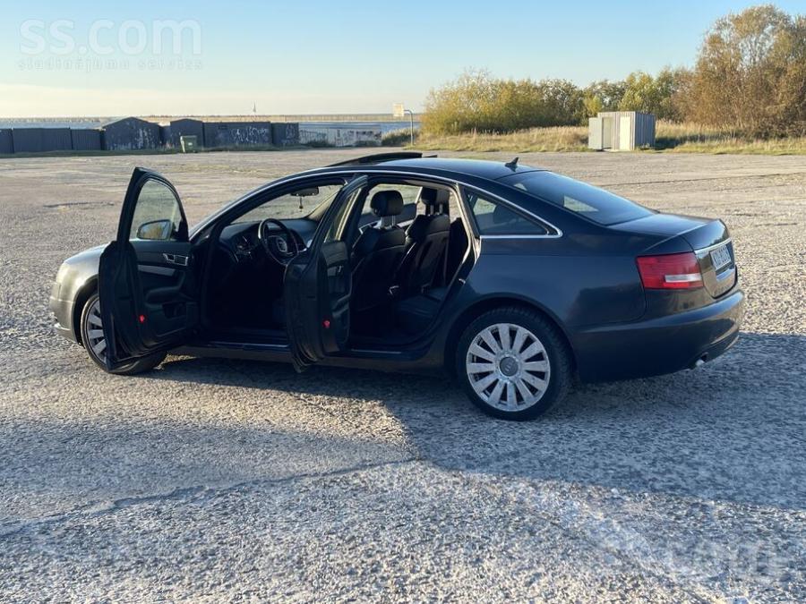 Grey Audi A6 2006 in Liepaja, with an engine capacity of 3.00 L and mileage of 272 thousand km for 3900 €, photo 5 on AUTOMOTO.COM.LV