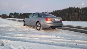 Grey Audi A6 2006 in Radviliskis, with an engine capacity of 2.70 L and mileage of 342 thousand km for 2400 €, photo 8 on AUTOMOTO.COM.LV