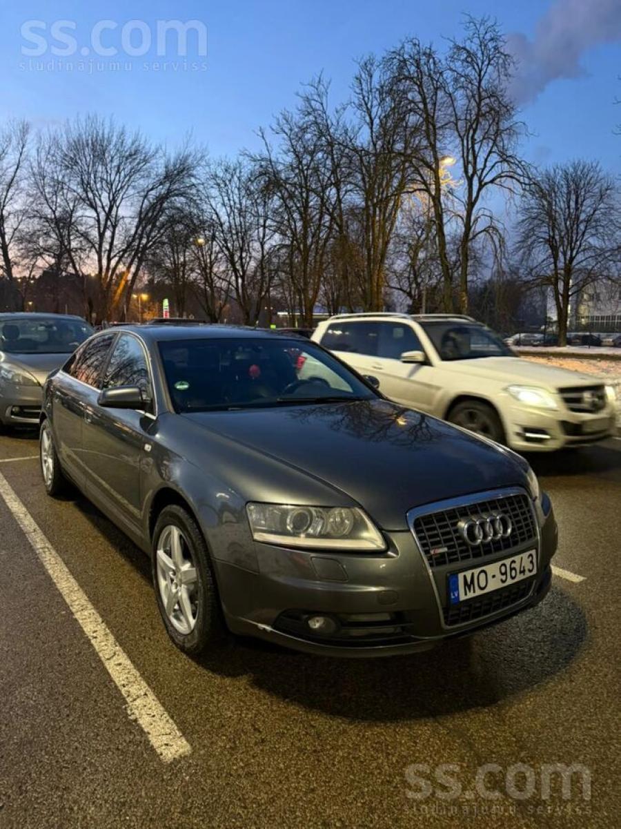 Grey Audi A6 2006 in Riga, with an engine capacity of 2.70 L and mileage of 342 thousand km for 4300 €, photo 1 on AUTOMOTO.COM.LV