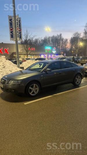 Grey Audi A6 2006 in Riga, with an engine capacity of 2.70 L and mileage of 342 thousand km for 4300 €, photo 2 on AUTOMOTO.COM.LV