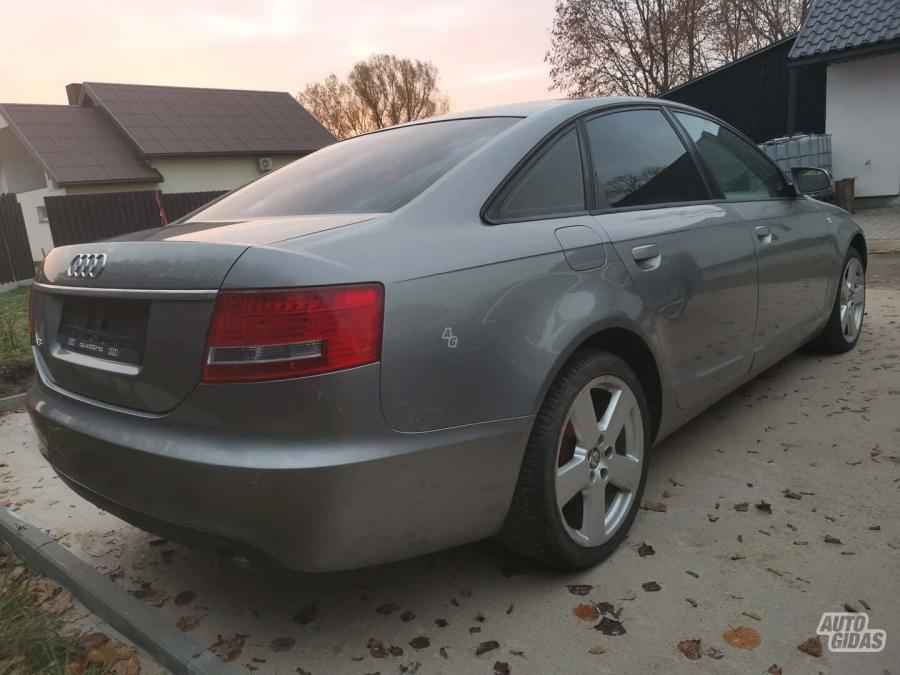 Grey Audi A6 2006 in Marijampole, with an engine capacity of 2.00 L and mileage of 281 thousand km for 3200 €, photo 6 on AUTOMOTO.COM.LV