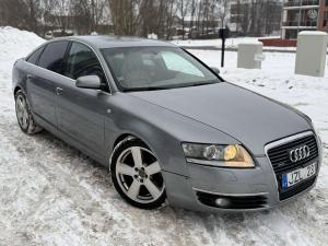 Grey Audi A6 2006 in Vilnius, with an engine capacity of 2.97 L and mileage of 452 thousand km for 2350 €, photo 2 on AUTOMOTO.COM.LV