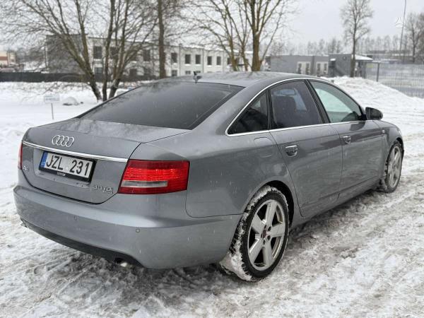 Grey Audi A6 2006 in Vilnius, with an engine capacity of 2.97 L and mileage of 452 thousand km for 2350 €, photo 9 on AUTOMOTO.COM.LV
