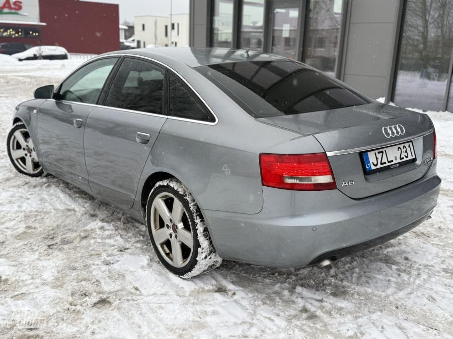 Grey Audi A6 2006 in Vilnius, with an engine capacity of 3.00 L and mileage of 420 thousand km for 2350 €, photo 4 on AUTOMOTO.COM.LV