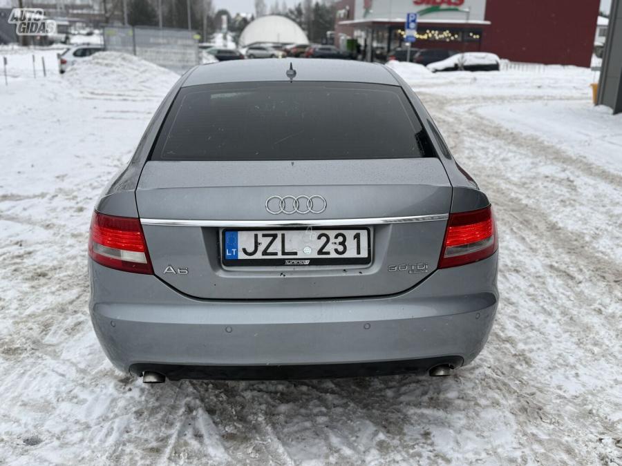 Grey Audi A6 2006 in Vilnius, with an engine capacity of 3.00 L and mileage of 420 thousand km for 2350 €, photo 5 on AUTOMOTO.COM.LV