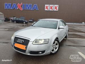 Pelēks Audi A6 2006 Viļņa, ar dzinēja tilpumu 2.00 L un nobraukumu 250 tūkst. km par 1200 €, foto  vietnē AUTOMOTO.COM.LV