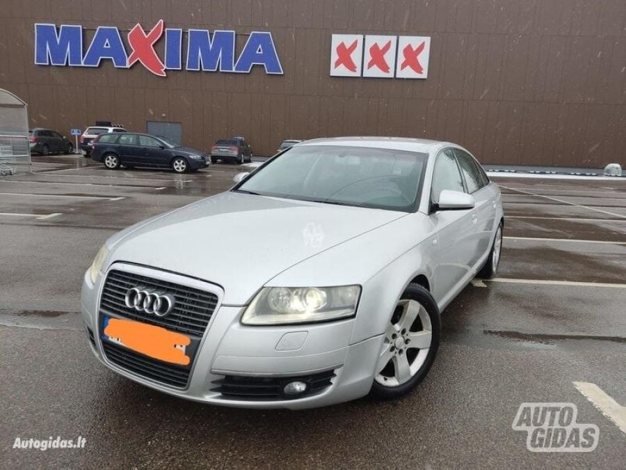 Grey Audi A6 2006 in Vilnius, with an engine capacity of 2.00 L and mileage of 250 thousand km for 1200 €, photo 1 on AUTOMOTO.COM.LV