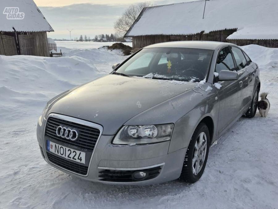 Pelēks Audi A6 2006 Viļņa, ar dzinēja tilpumu 2.00 L un nobraukumu 259 tūkst. km par 3250 €, foto 1 vietnē AUTOMOTO.COM.LV