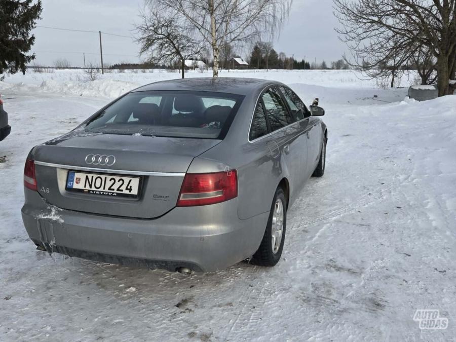 Pelēks Audi A6 2006 Viļņa, ar dzinēja tilpumu 2.00 L un nobraukumu 259 tūkst. km par 3250 €, foto 4 vietnē AUTOMOTO.COM.LV