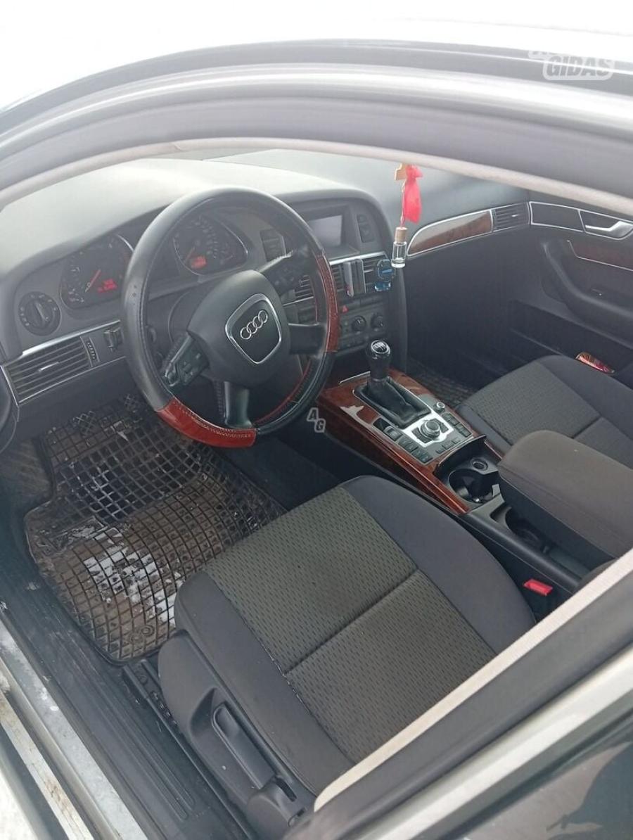 Pelēks Audi A6 2006 Viļņa, ar dzinēja tilpumu 2.00 L un nobraukumu 259 tūkst. km par 3250 €, foto 8 vietnē AUTOMOTO.COM.LV