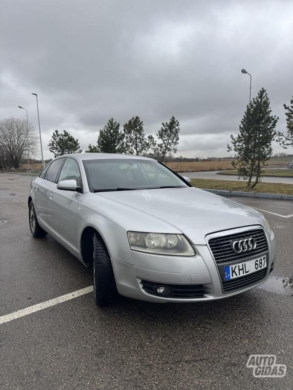 Grey Audi A6 2006 in Klaipeda, with an engine capacity of 2.70 L and mileage of 407 thousand km for 1500 €, photo 1 on AUTOMOTO.COM.LV