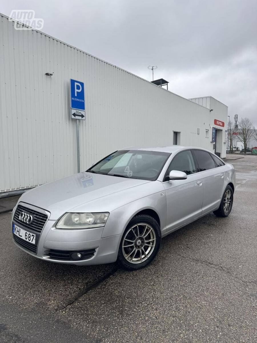 Pelēks Audi A6 2006 Klaipėda, ar dzinēja tilpumu 2.70 L un nobraukumu 407 tūkst. km par 1500 €, foto 4 vietnē AUTOMOTO.COM.LV