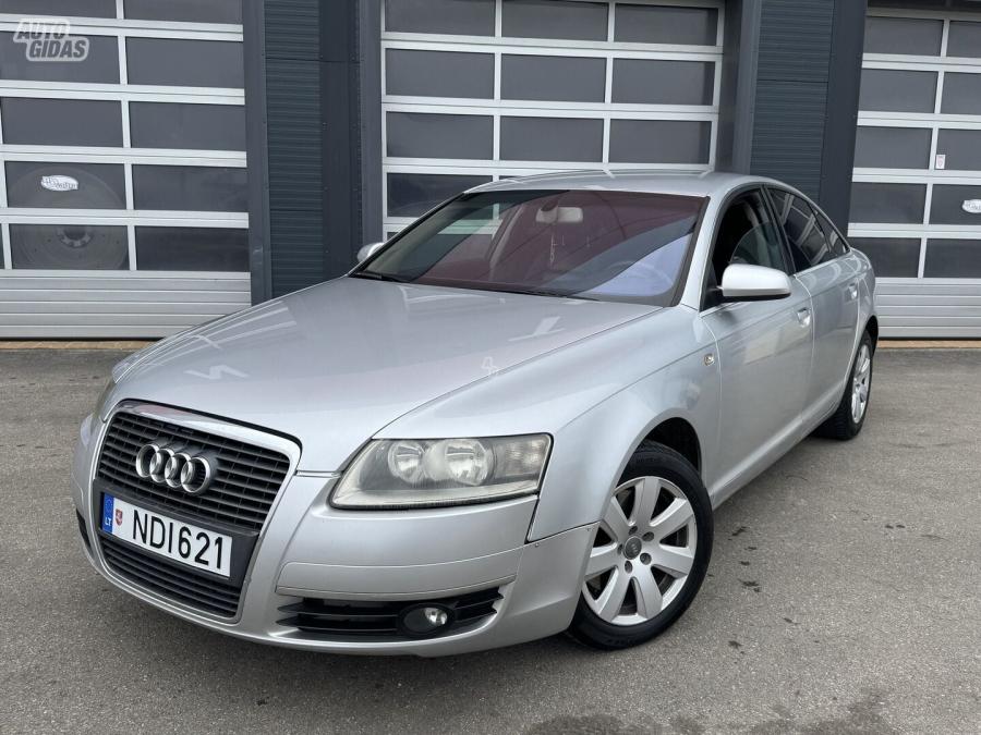 Pelēks Audi A6 2006 Panevēža, ar dzinēja tilpumu 2.00 L un nobraukumu 430 tūkst. km par 1450 €, foto 1 vietnē AUTOMOTO.COM.LV