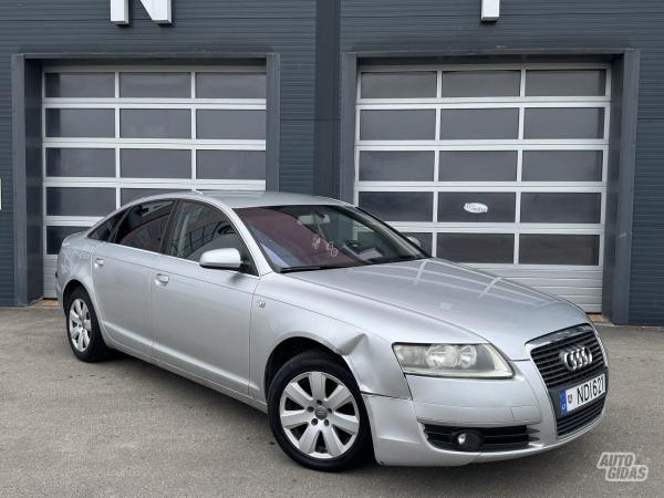 Grey Audi A6 2006 in Panevezys, with an engine capacity of 2.00 L and mileage of 430 thousand km for 1450 €, photo 4 on AUTOMOTO.COM.LV