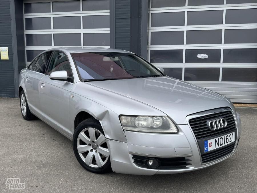 Pelēks Audi A6 2006 Panevēža, ar dzinēja tilpumu 2.00 L un nobraukumu 430 tūkst. km par 1450 €, foto 6 vietnē AUTOMOTO.COM.LV