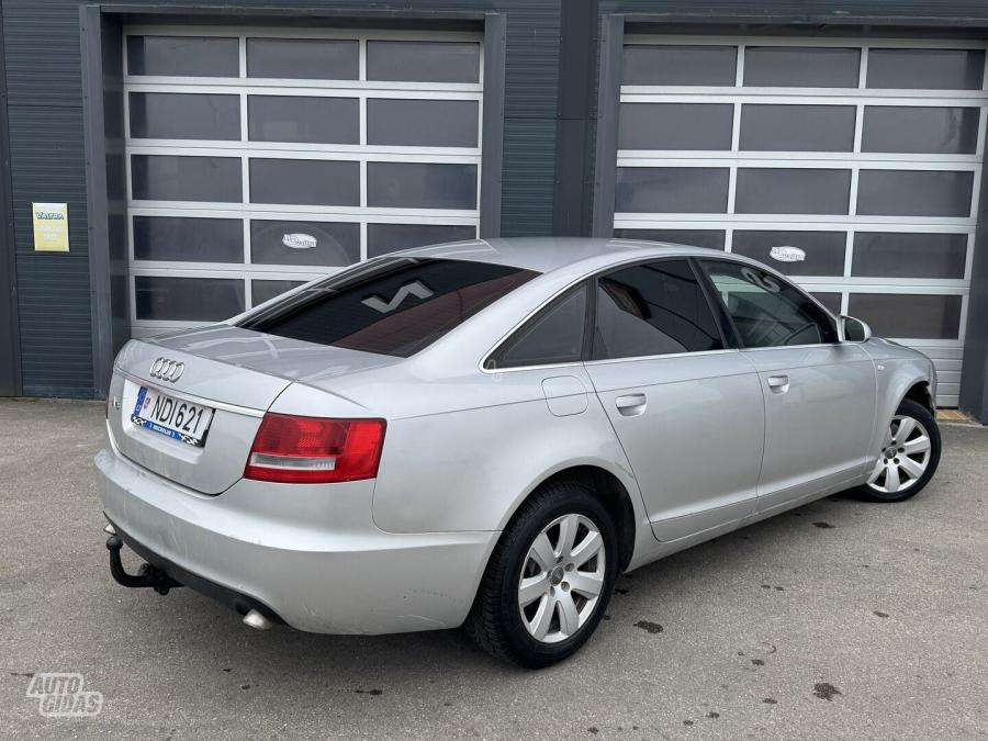 Pelēks Audi A6 2006 Panevēža, ar dzinēja tilpumu 2.00 L un nobraukumu 430 tūkst. km par 1450 €, foto 9 vietnē AUTOMOTO.COM.LV