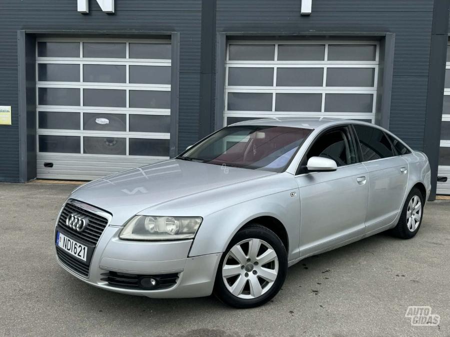 Pelēks Audi A6 2006 Panevēža, ar dzinēja tilpumu 2.00 L un nobraukumu 420 tūkst. km par 1450 €, foto 1 vietnē AUTOMOTO.COM.LV