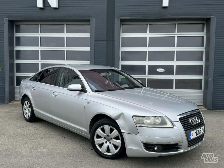 Pelēks Audi A6 2006 Panevēža, ar dzinēja tilpumu 2.00 L un nobraukumu 420 tūkst. km par 1450 €, foto 5 vietnē AUTOMOTO.COM.LV