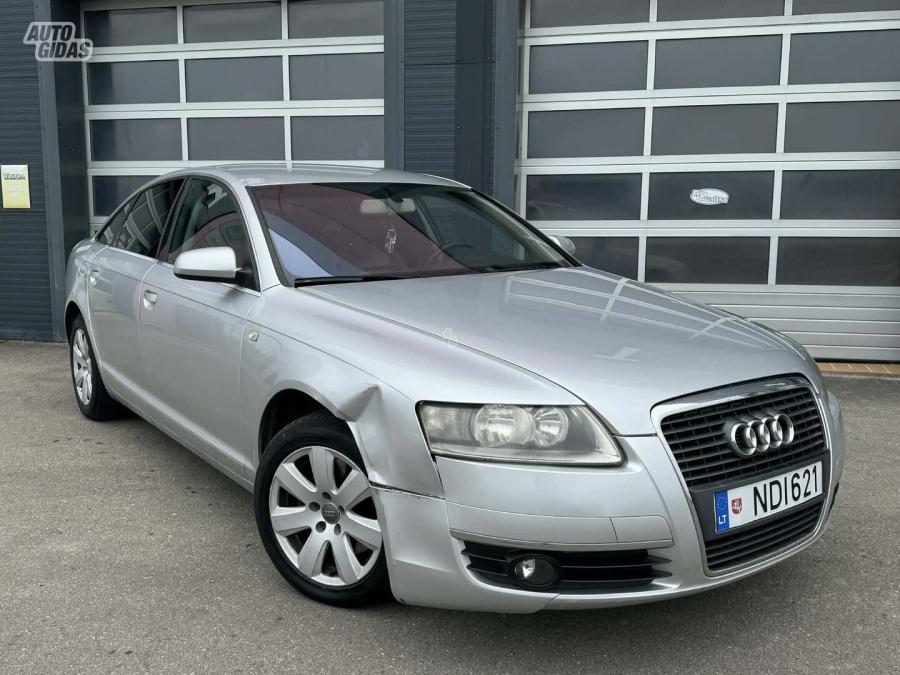 Pelēks Audi A6 2006 Panevēža, ar dzinēja tilpumu 2.00 L un nobraukumu 420 tūkst. km par 1450 €, foto 6 vietnē AUTOMOTO.COM.LV