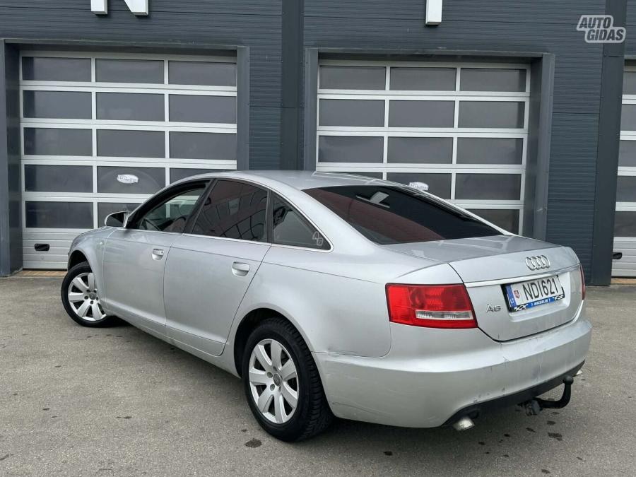 Pelēks Audi A6 2006 Panevēža, ar dzinēja tilpumu 2.00 L un nobraukumu 420 tūkst. km par 1450 €, foto 10 vietnē AUTOMOTO.COM.LV