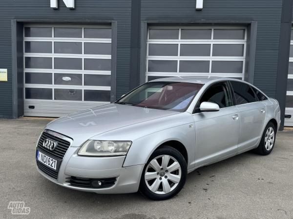 Pelēks Audi A6 2006 Panevēža, ar dzinēja tilpumu 2.00 L un nobraukumu 420 tūkst. km par 1380 €, foto 1 vietnē AUTOMOTO.COM.LV