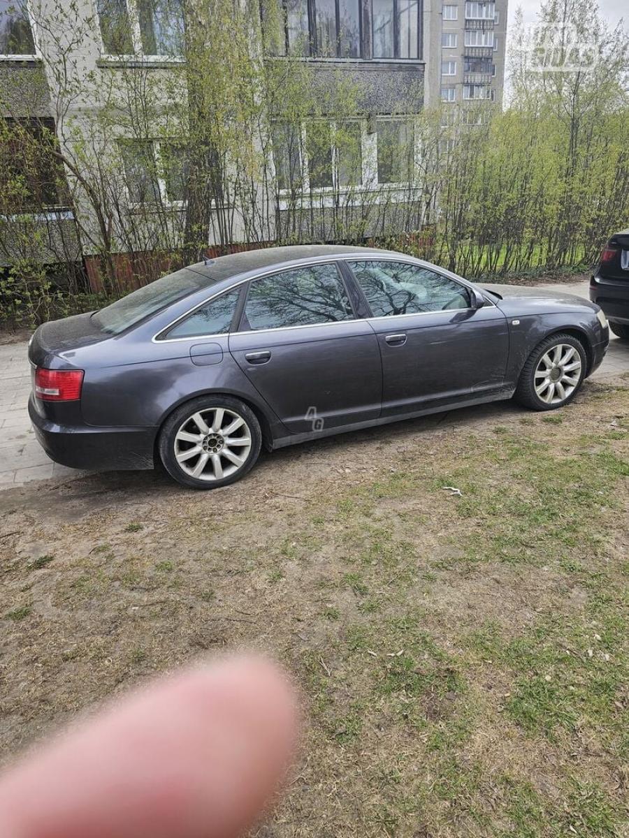 Grey Audi A6 2006 in Vilnius, with an engine capacity of 3.00 L and mileage of 370 thousand km for 3800 €, photo 4 on AUTOMOTO.COM.LV