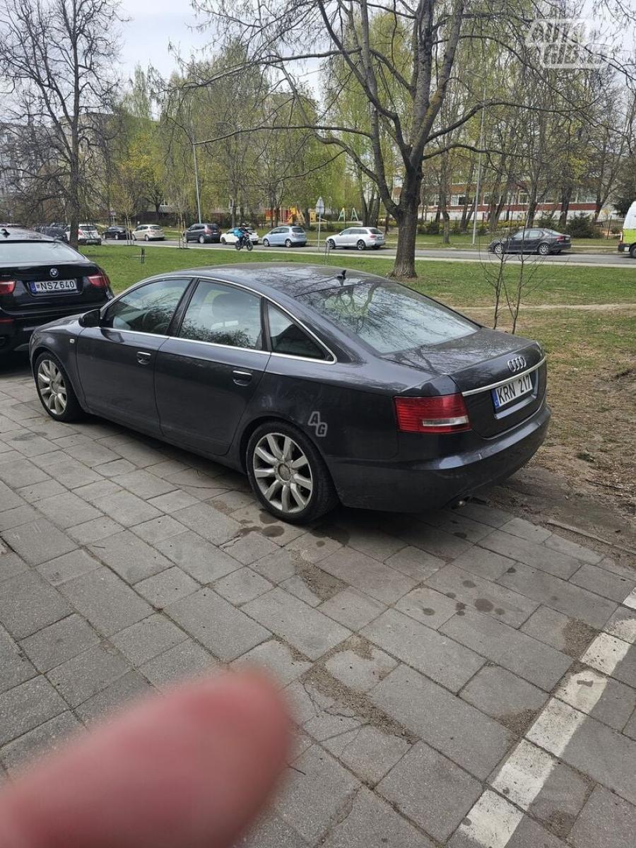 Grey Audi A6 2006 in Vilnius, with an engine capacity of 3.00 L and mileage of 370 thousand km for 3800 €, photo 5 on AUTOMOTO.COM.LV