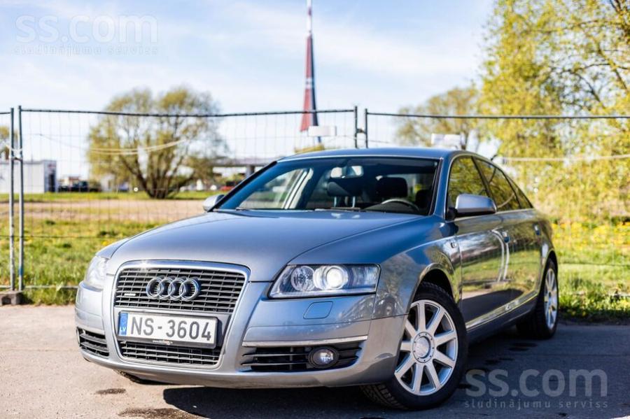 Pelēks Audi A6 2006 Rīga, ar dzinēja tilpumu 3.00 L un nobraukumu 311 tūkst. km par 4490 €, foto 1 vietnē AUTOMOTO.COM.LV