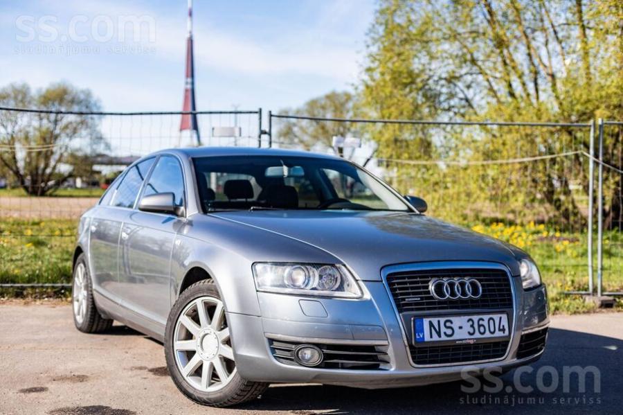 Pelēks Audi A6 2006 Rīga, ar dzinēja tilpumu 3.00 L un nobraukumu 311 tūkst. km par 4490 €, foto 3 vietnē AUTOMOTO.COM.LV
