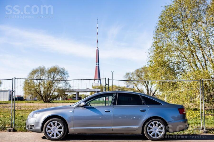 Pelēks Audi A6 2006 Rīga, ar dzinēja tilpumu 3.00 L un nobraukumu 311 tūkst. km par 4490 €, foto 6 vietnē AUTOMOTO.COM.LV