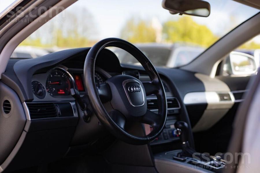 Pelēks Audi A6 2006 Rīga, ar dzinēja tilpumu 3.00 L un nobraukumu 311 tūkst. km par 4490 €, foto 13 vietnē AUTOMOTO.COM.LV